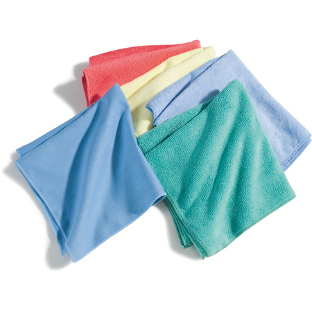 3633414 - Terry Microfiber Cleaning Cloth 16" x 16" - Blue | Carlisle ...