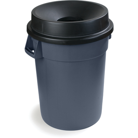 34103503 - Bronco™ Round Waste Bin Trash Container Funnel Lid 32 Gallon ...