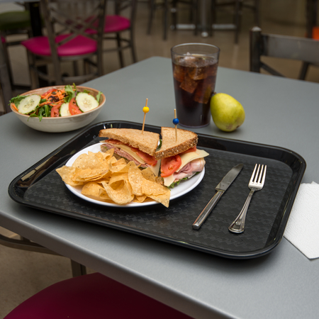 CT141803 - Cafe® Fast Food Cafeteria Tray 14" x 18" - Black | Carlisle ...