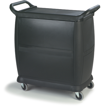 CC2036P03 - Small Bussing Cart w/Panels 18" x 36.25" x 38" - Black ...