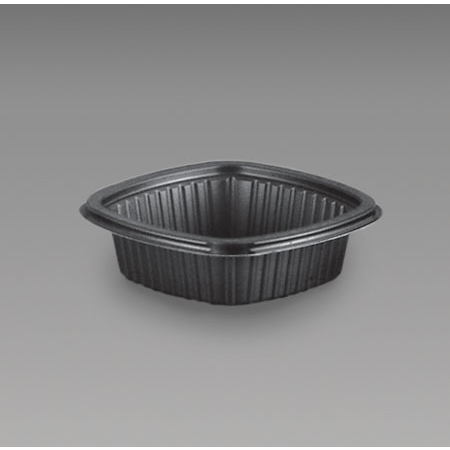 DXMW512PBLK - Microwaveable Square Side Dish 12oz. (500/cs) - Black ...