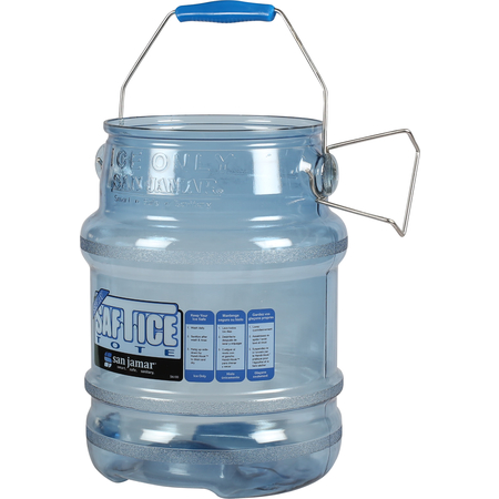 SI6100 - Saf-T-Ice Tote - Shorty - Blue | Carlisle FoodService Products