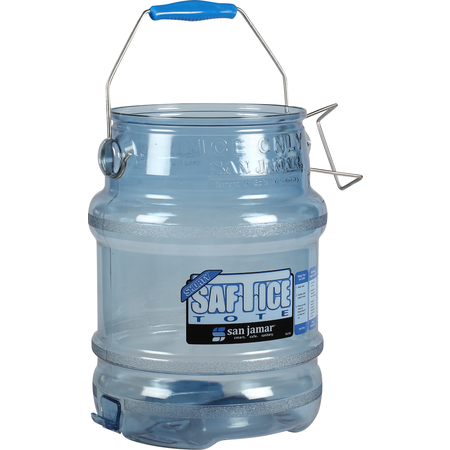 SI6100 - Saf-T-Ice Tote - Shorty - Blue | Carlisle FoodService Products