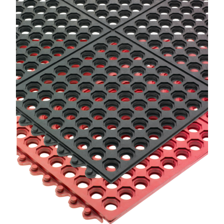 KM1140B - EZ-Mats Light Duty 3' x 3' x 1/2" Black - Bagged - Black ...