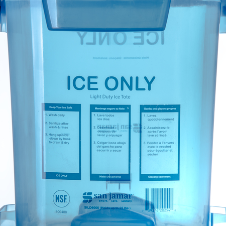 SILD6000 - LIGHT DUTY ICE TOTE - Blue | Carlisle FoodService Products