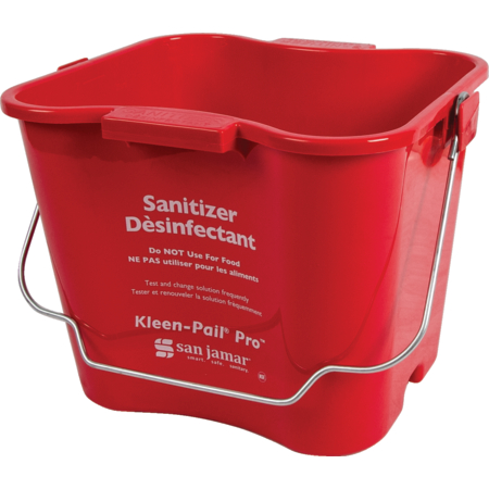 KPP196RD - Kleen-Pail Pro 6 Quart - Red | Carlisle FoodService Products