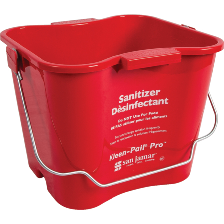 KPP196RD - Kleen-Pail Pro 6 Quart - Red | Carlisle FoodService Products