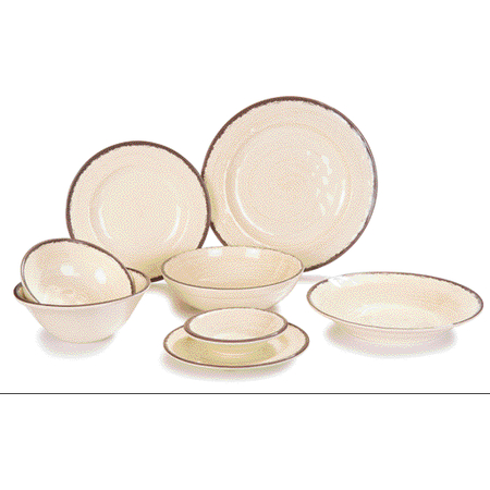 5400253 - Mingle™ Melamine Dinner Plate 9" - Sweet Cream | Carlisle ...