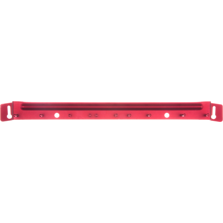 4073505 - Spectrum® Aluminum Brush Rack 17" Long - Red | Carlisle ...