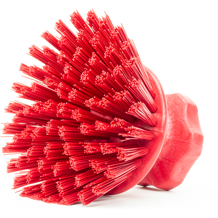 42395EC05 - Round Scrub Brush 5in - Red | Carlisle FoodService Products