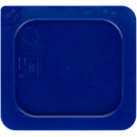 3058260 - Smart Lids™ Food Pan Lid 1/6 Size - Dark Blue | Carlisle ...