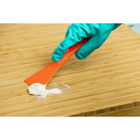 40230EC24 - Plastic Handheld Scraper 3" - Orange | Carlisle FoodService ...
