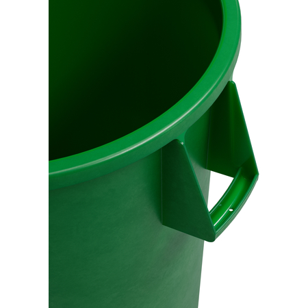 84102009 - Bronco™ Round Waste Bin Trash Container 20 Gallon - Green | Carlisle FoodService Products