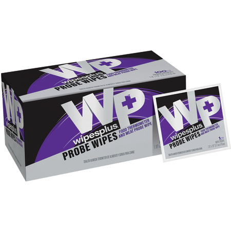 35084 - WipesPlus® 100ct Probe Wipe, Sachets 10/100s - White | Carlisle ...