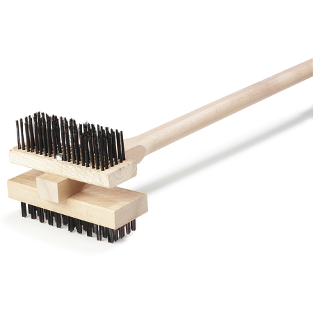 4029400 - Double Broiler King Grill Brush with Handle 48" | Carlisle ...